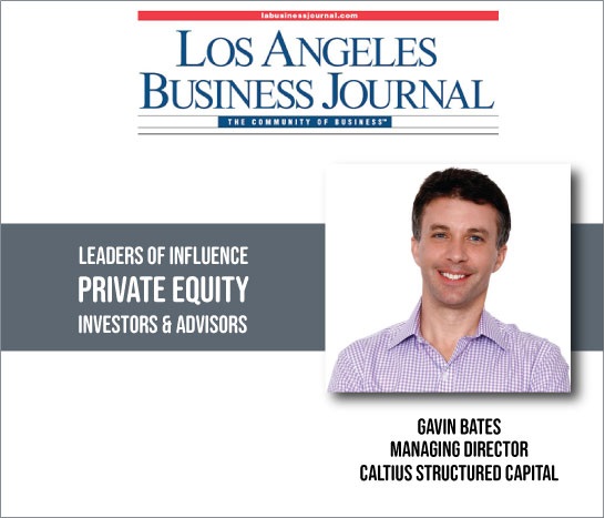 Gavin Bates Named Leader of Influence by LABJ - Caltius